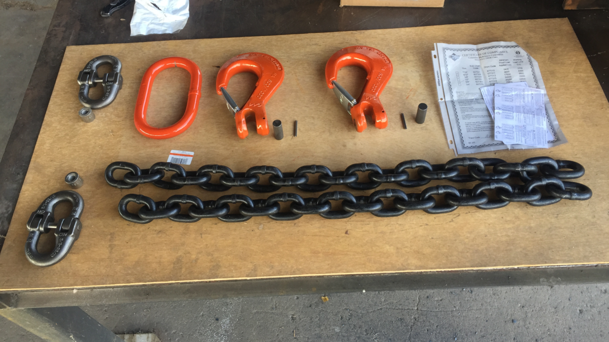 Rigging, Shackles, Hooks and attachments, Rings and Links