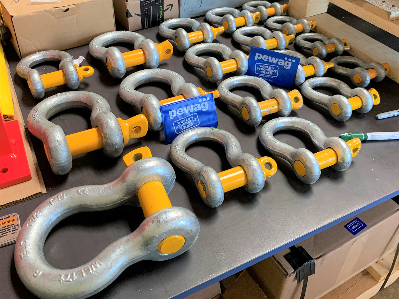 Rigging, Shackles, Hooks and attachments, Rings and Links